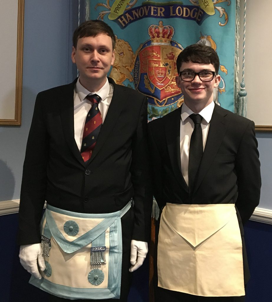 Royal Hanover Welcomes 2 new initiates Adam and Aaron & Lodge Ballots ...